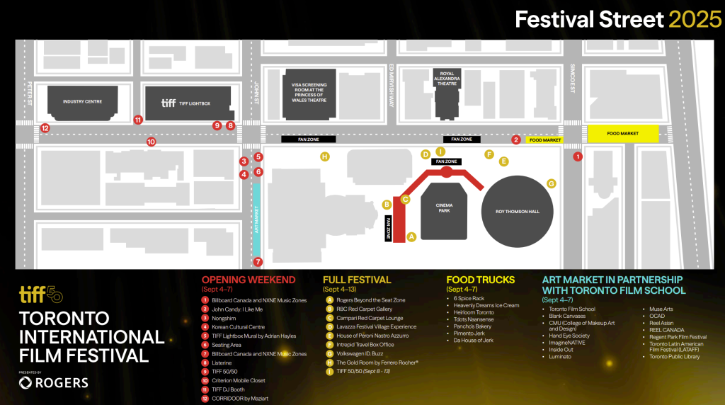 Festival Street du TIFF 2025 : le cœur battant du 50ᵉ anniversaire de ...